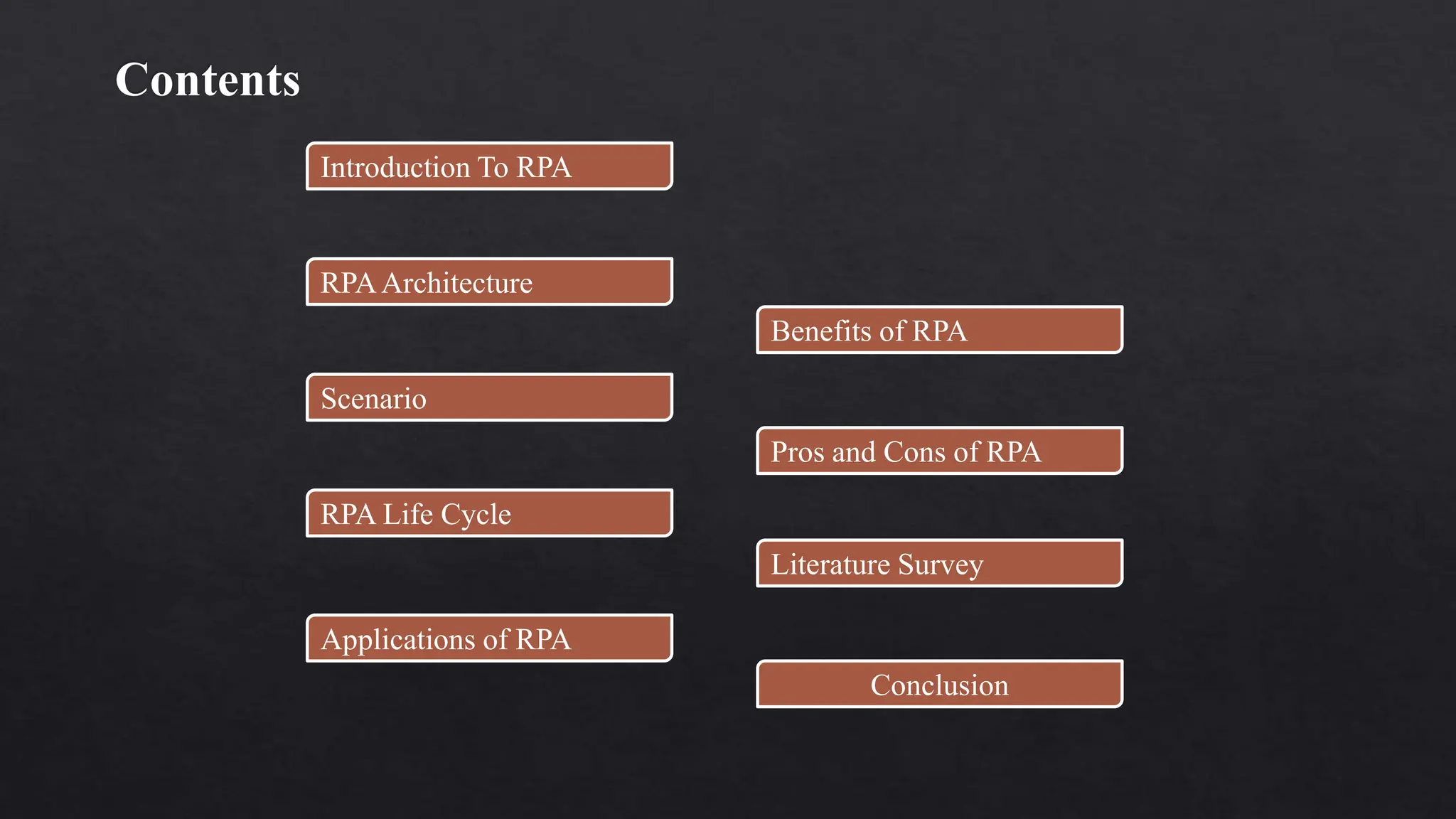 Robotic Process Automation Seminar Pptx Robotics Technology