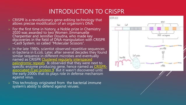 Role of Bioinformatics assisted CRISPR-Cas9 curing Sickle Cell Disease | PPT