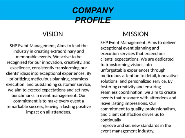 Seminar Event Management Powerpoint (SHP) | PPT