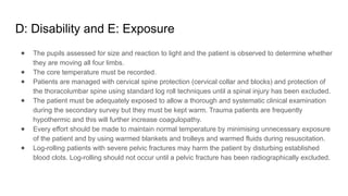 ADVANCED TRAUMA LIFE SUPPORT (ATLS) PRINCIPLES - SEMINAR | PPTX