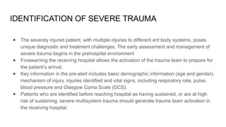 ADVANCED TRAUMA LIFE SUPPORT (ATLS) PRINCIPLES - SEMINAR | PPTX