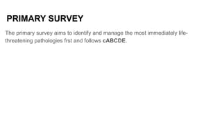 ADVANCED TRAUMA LIFE SUPPORT (ATLS) PRINCIPLES - SEMINAR | PPTX