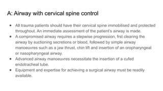 ADVANCED TRAUMA LIFE SUPPORT (ATLS) PRINCIPLES - SEMINAR | PPTX