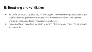ADVANCED TRAUMA LIFE SUPPORT (ATLS) PRINCIPLES - SEMINAR | PPTX