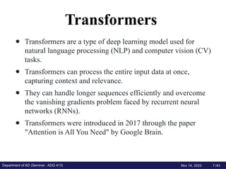 Classification of xray images using vision transformers | PPT