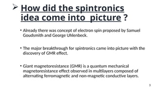 Role of Spintronics in modern day electronics.pptx