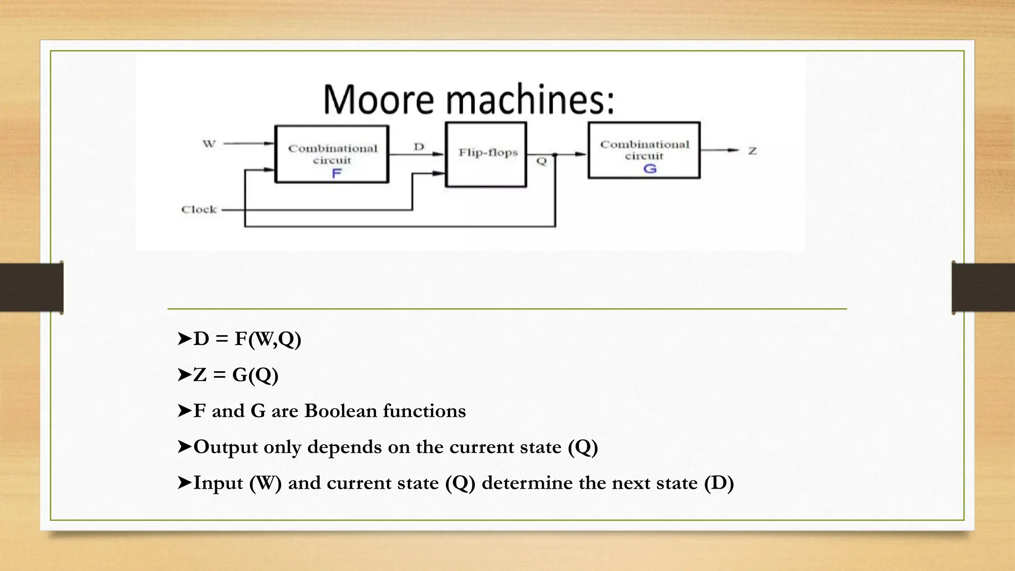 Finite state machine and it's types and working | PPTX