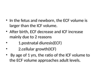 Fluid and electrolyte imbalance in pediatrics | PPTX