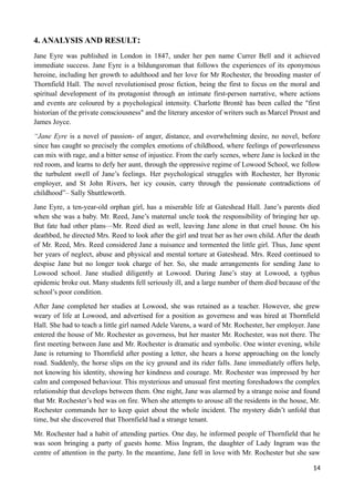Women Question: Gender and Roles in 19th century fiction.Jane Eyre as a ...