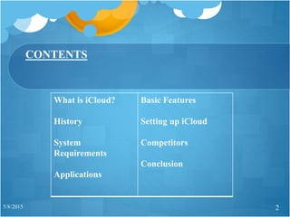 iCloud - Apple Technology | PPTX