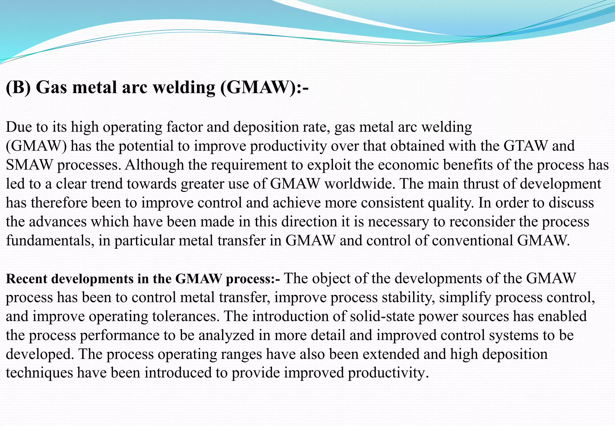 ONGOING PROGRESS IN ADVANCED WELDING PROCESSES AND MATERIALS | PPTX