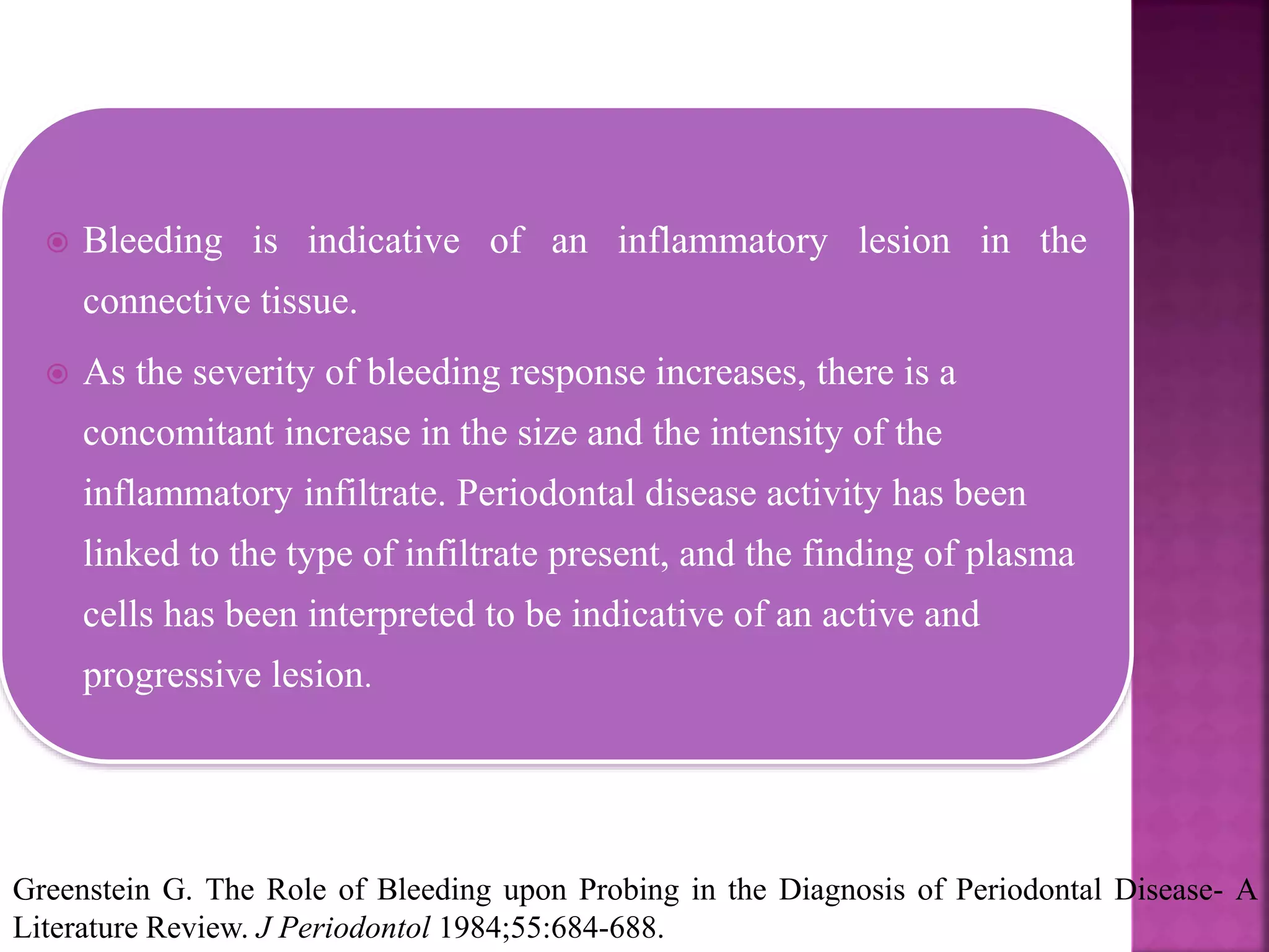 bleeding on probing | PPTX