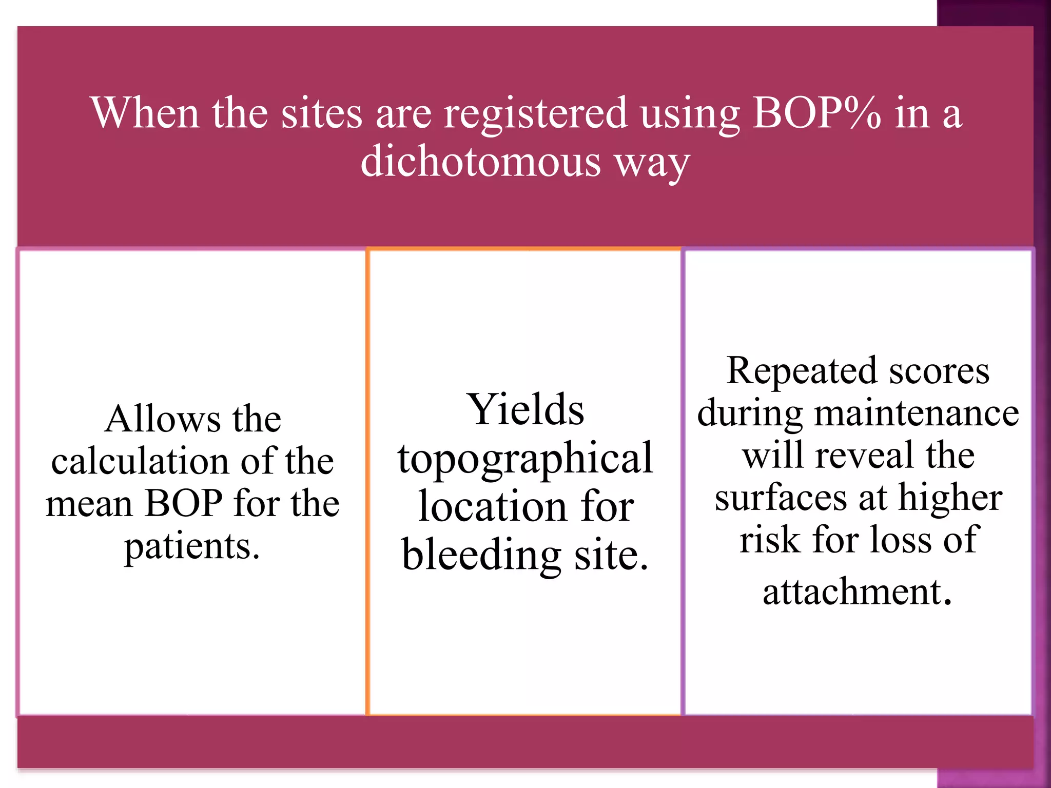 bleeding on probing | PPTX