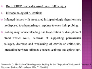 bleeding on probing | PPTX