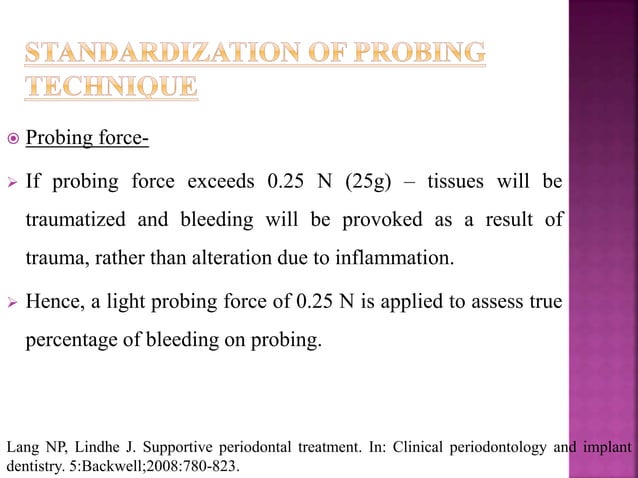 bleeding on probing | PPTX | Oral care | Personal Care
