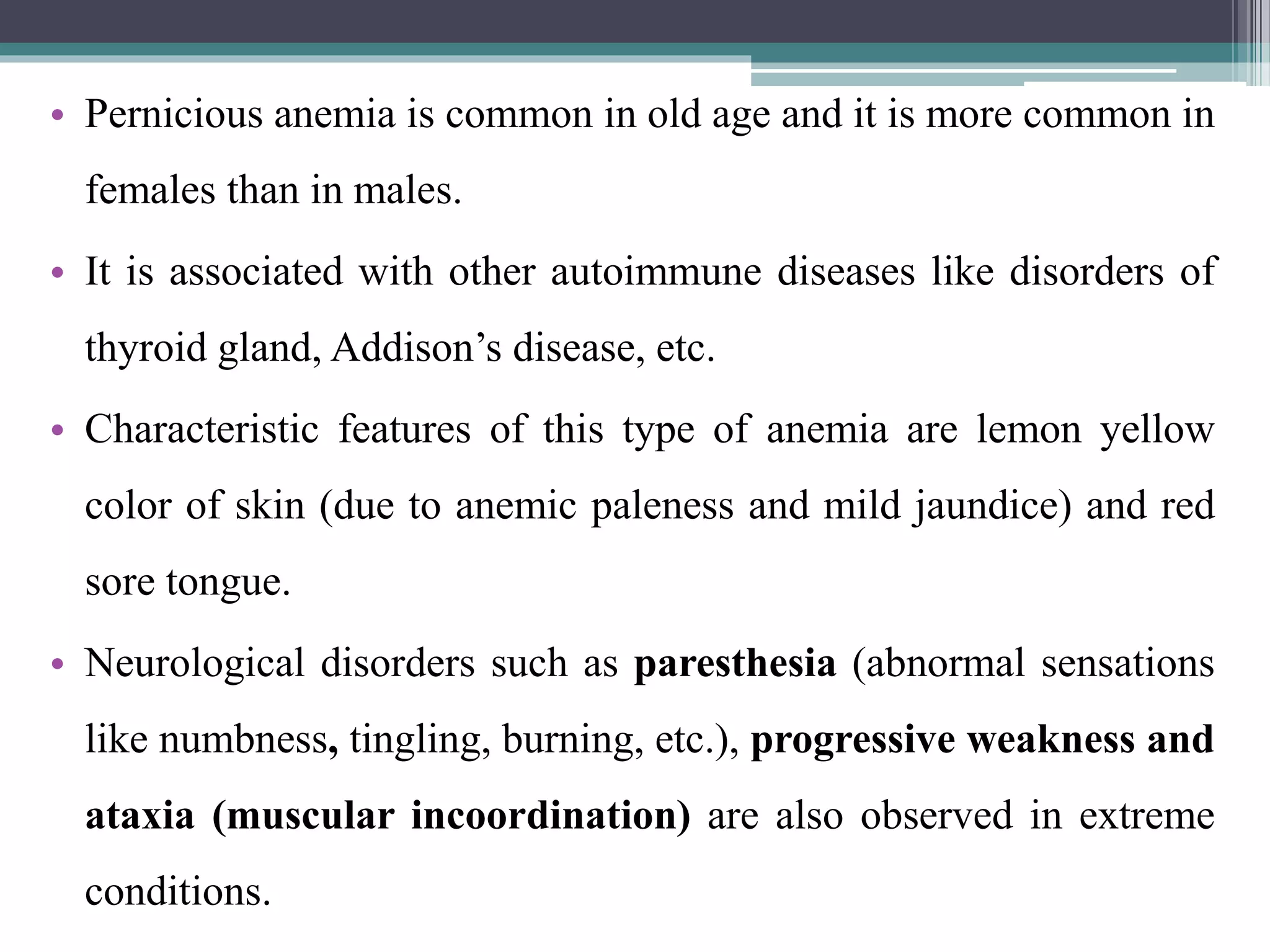 anemia- oral health | PPTX