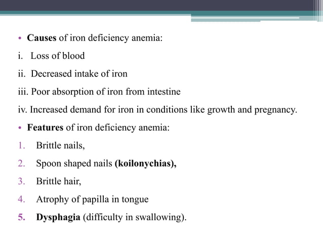 anemia- oral health | PPTX