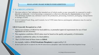 FOOD ADDITIVES pptx | PPTX