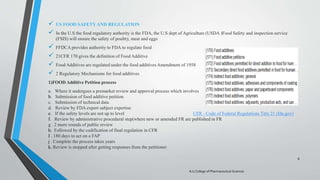 FOOD ADDITIVES pptx | PPTX