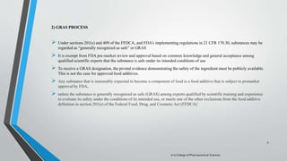 FOOD ADDITIVES pptx | PPTX