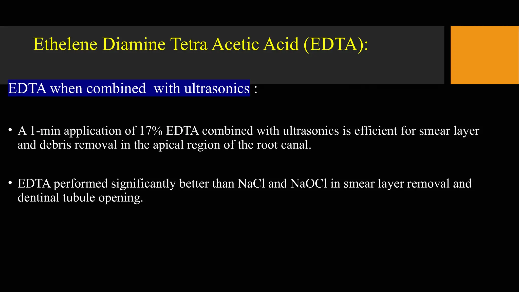 Conventional root canal irrigants used in endodontics | PPT