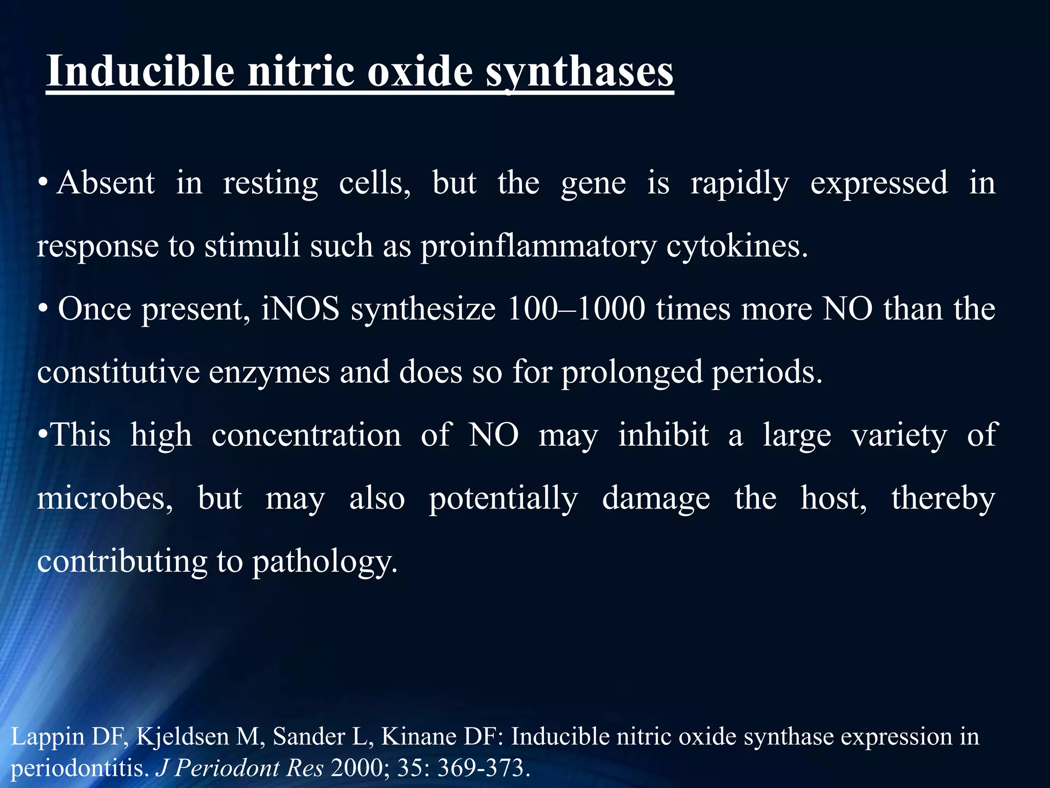 inducible nitric oxide synthase | PPTX