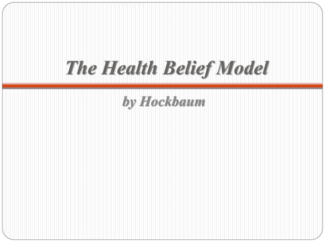 behavioural models in health promotion | PPTX | Medical Health