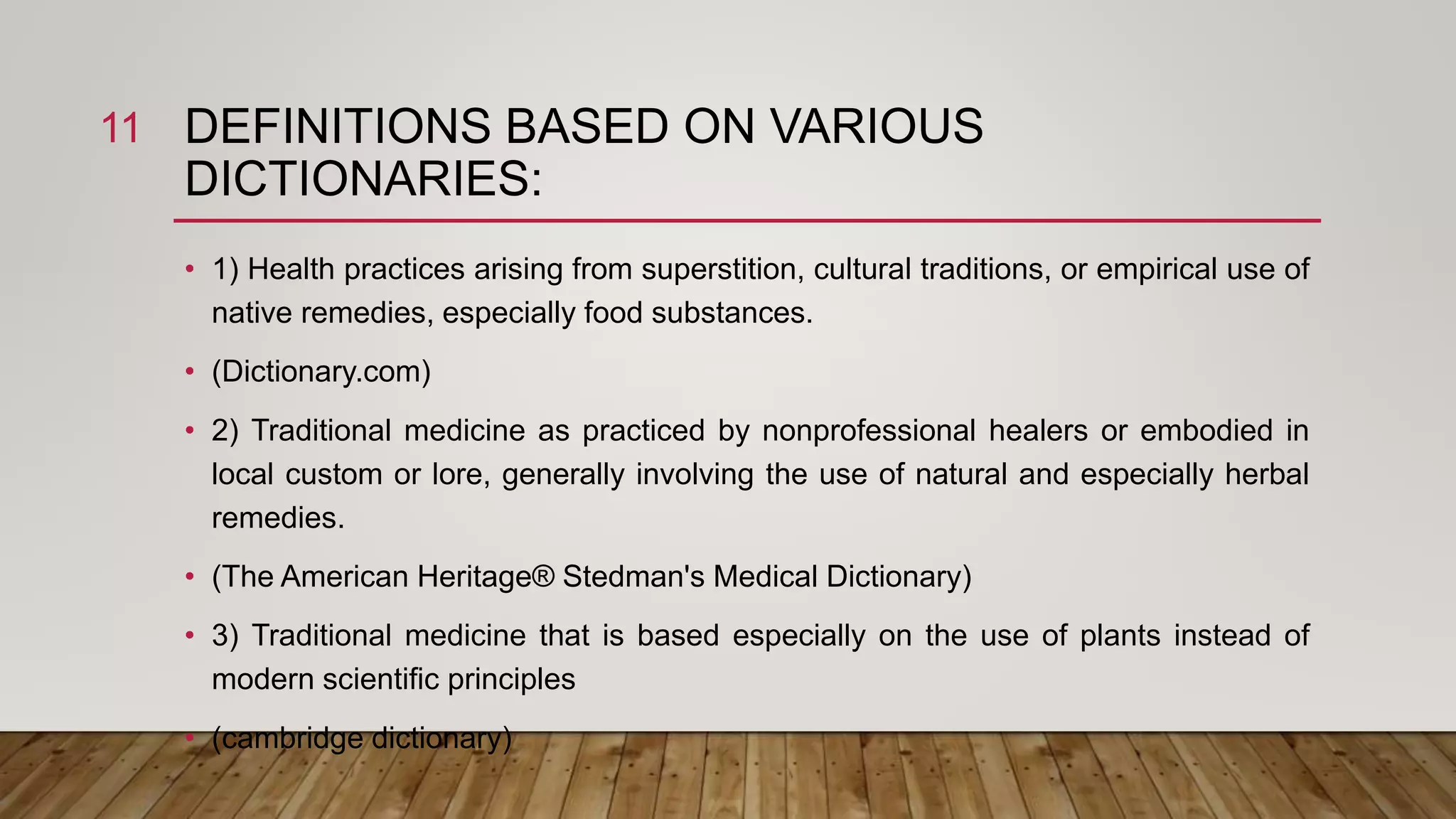 FOLK MEDICINE | PPTX