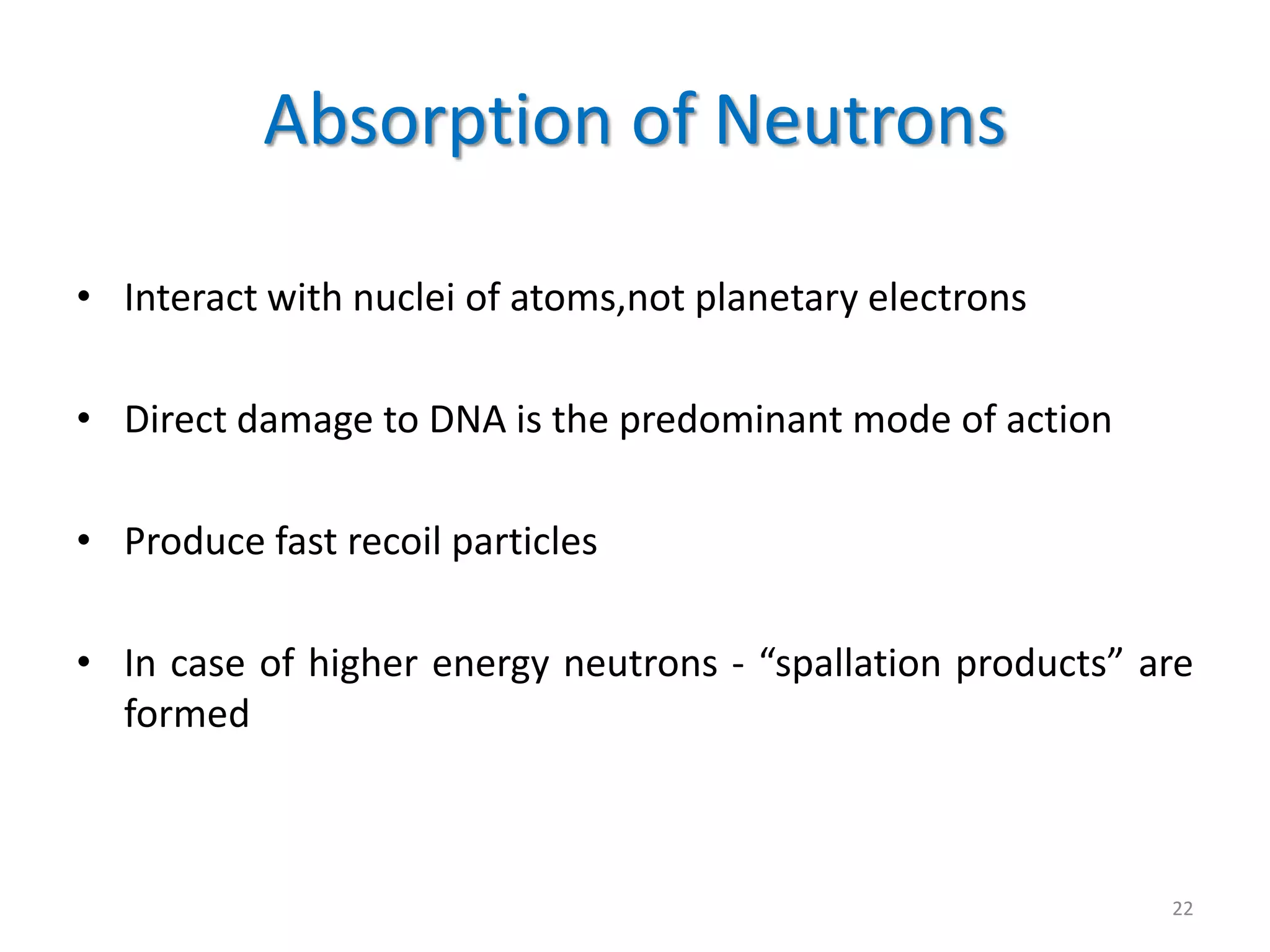 Seminar - Absorption of Radiation and DNA Damage.pptx