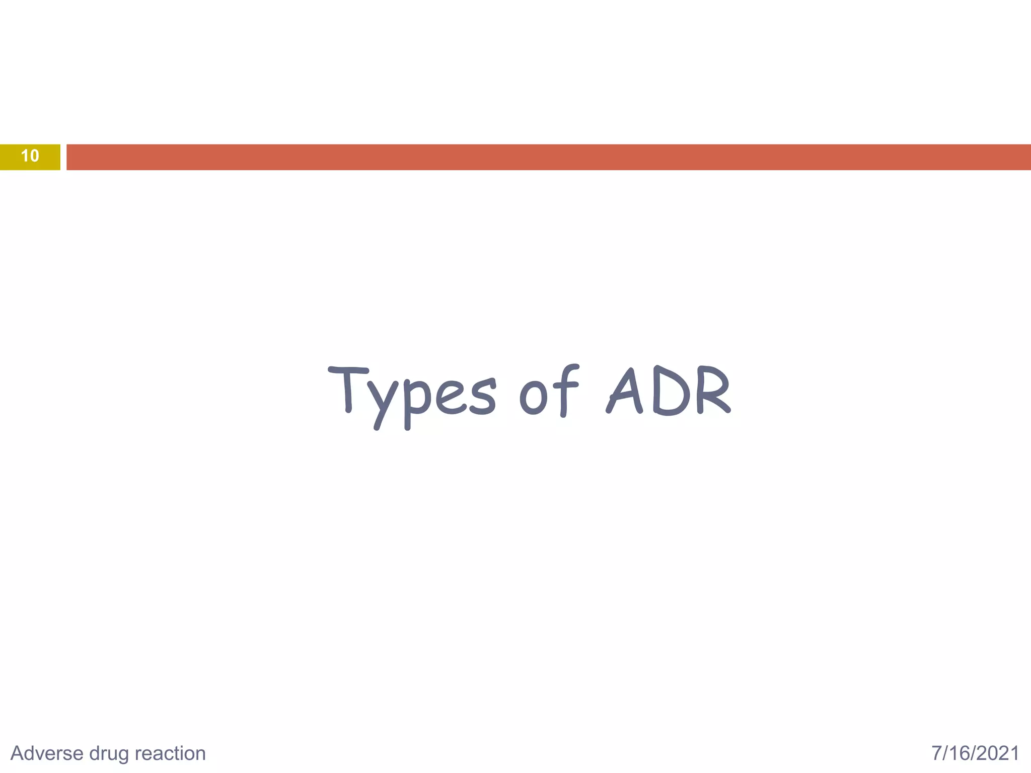 Seminar adverse drug reaction | PPTX