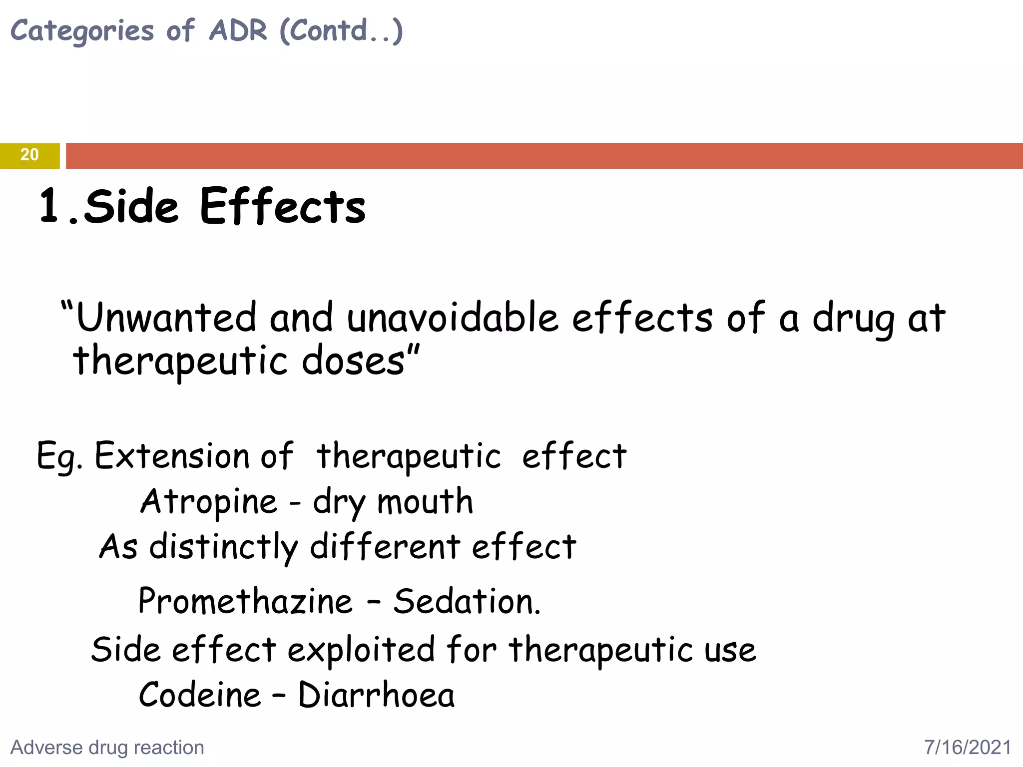 Seminar adverse drug reaction | PPTX