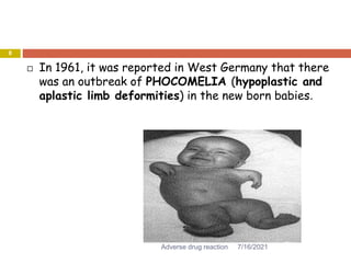 Seminar adverse drug reaction | PPTX | Chemistry | Science