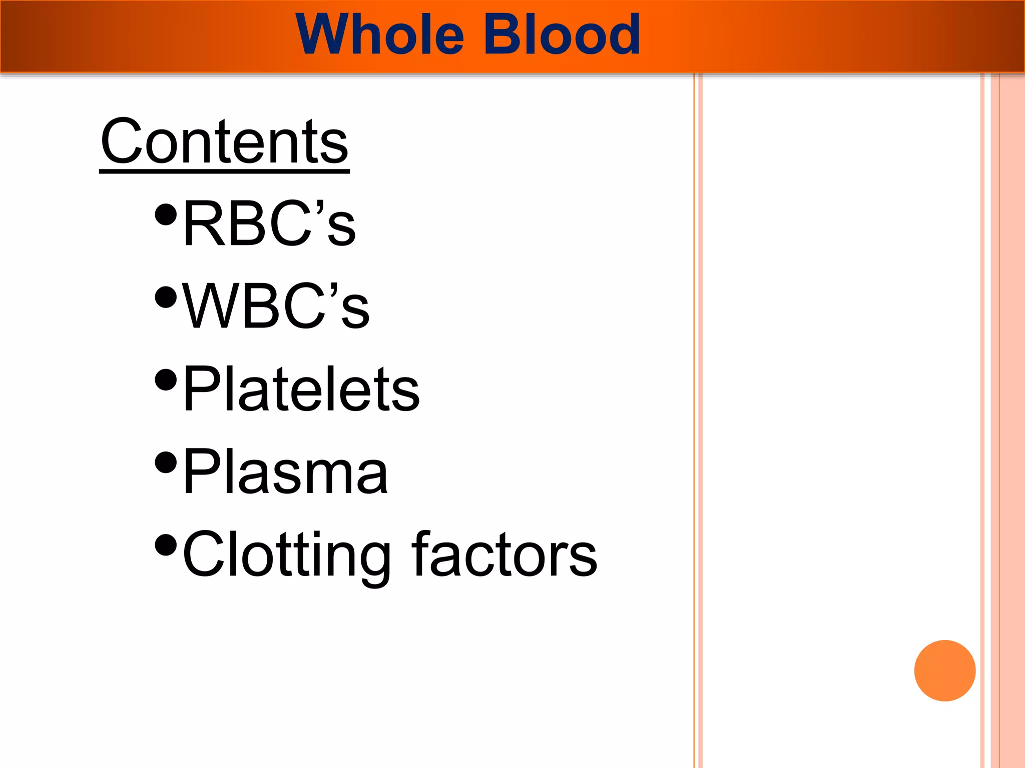 Blood Component Therapy | PPT