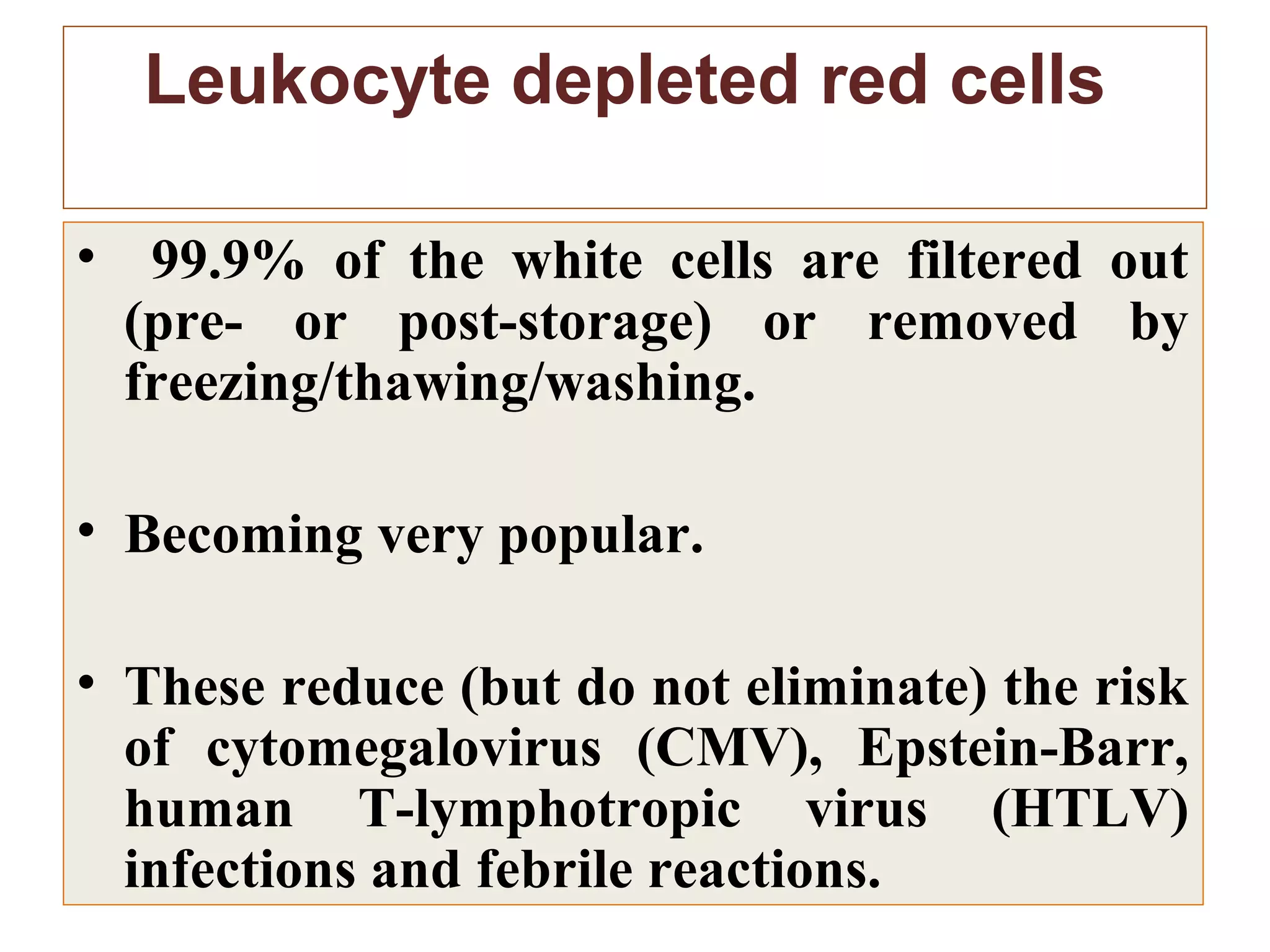 blood components therapy | PPT