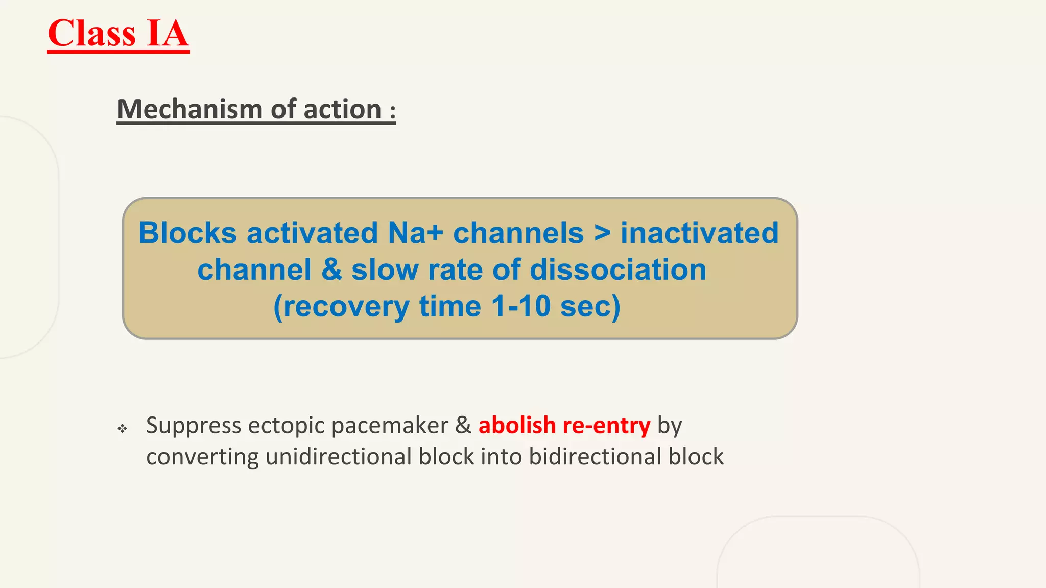 Pharmacotherapy of Cardiac arrhythmias | PPTX