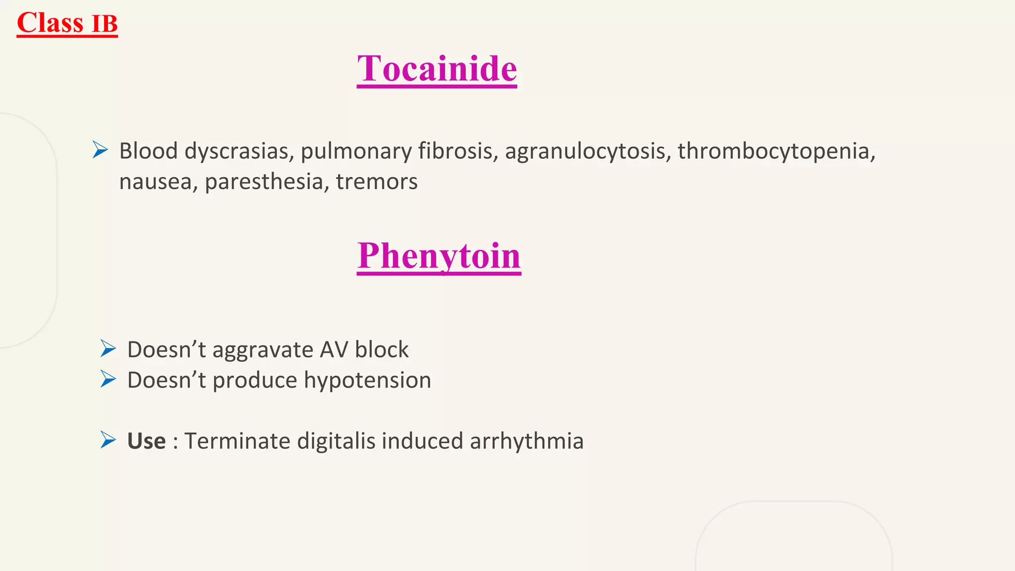 Pharmacotherapy of Cardiac arrhythmias | PPTX