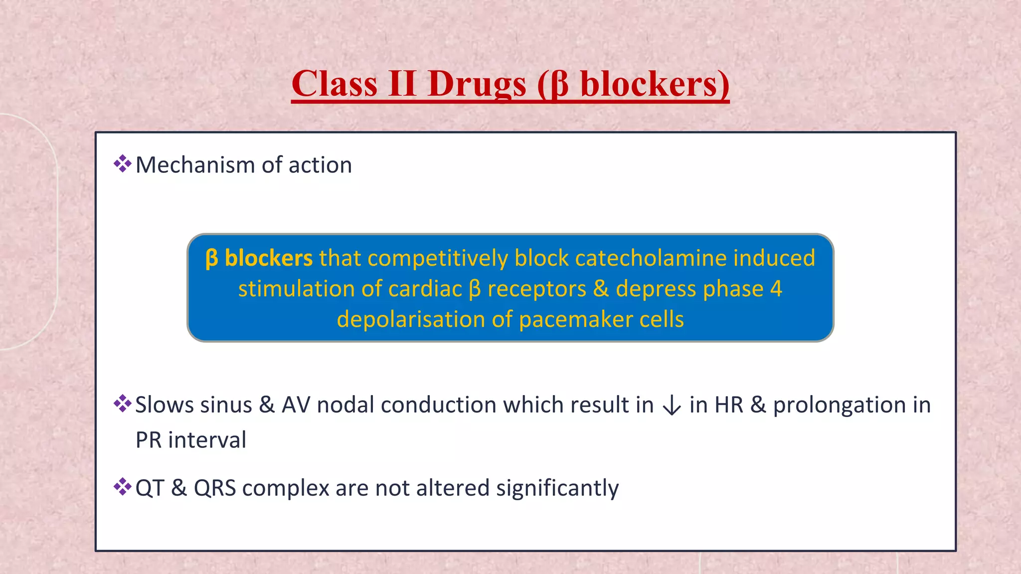 Pharmacotherapy of Cardiac arrhythmias | PPTX