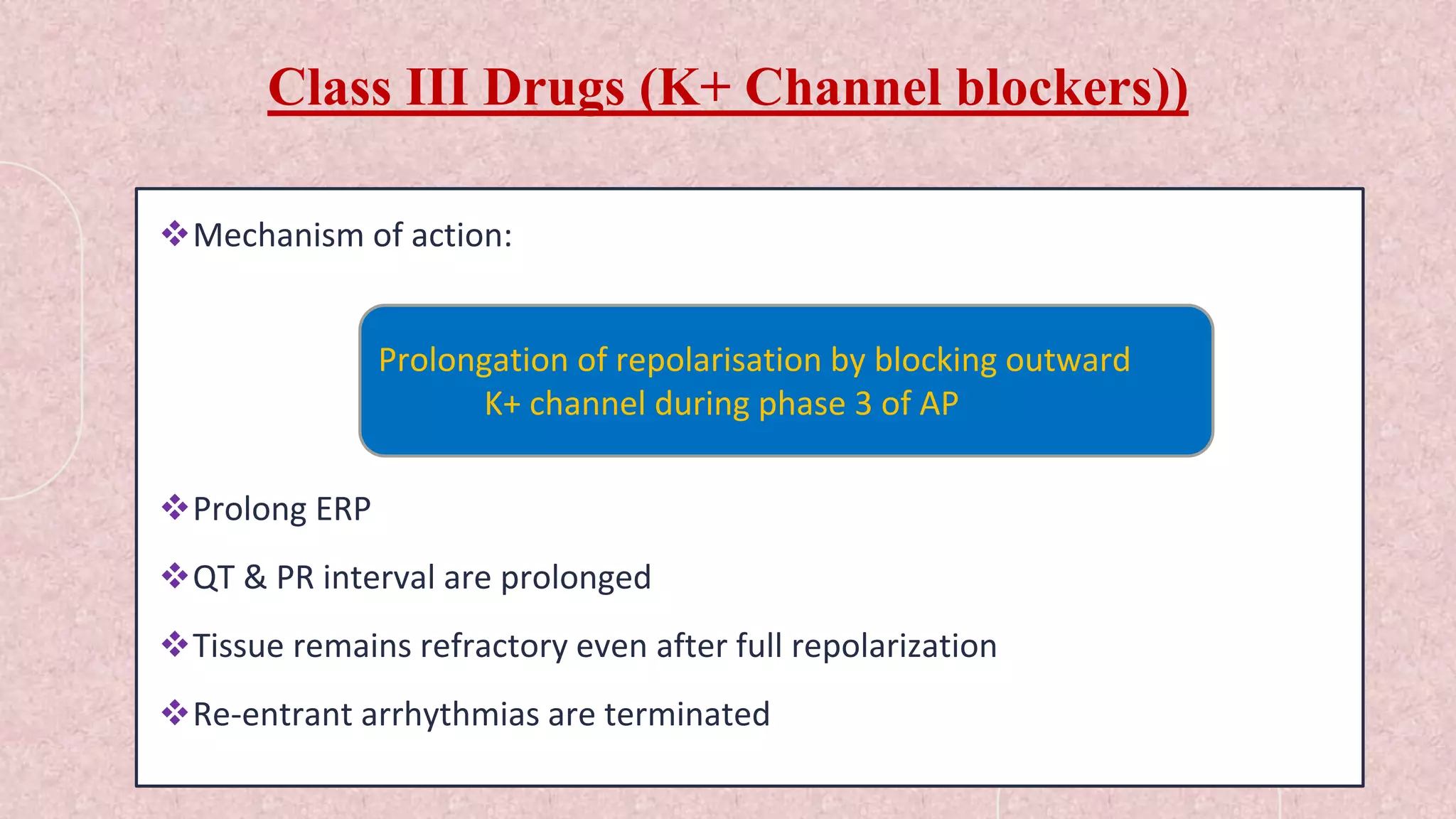 Pharmacotherapy of Cardiac arrhythmias | PPTX