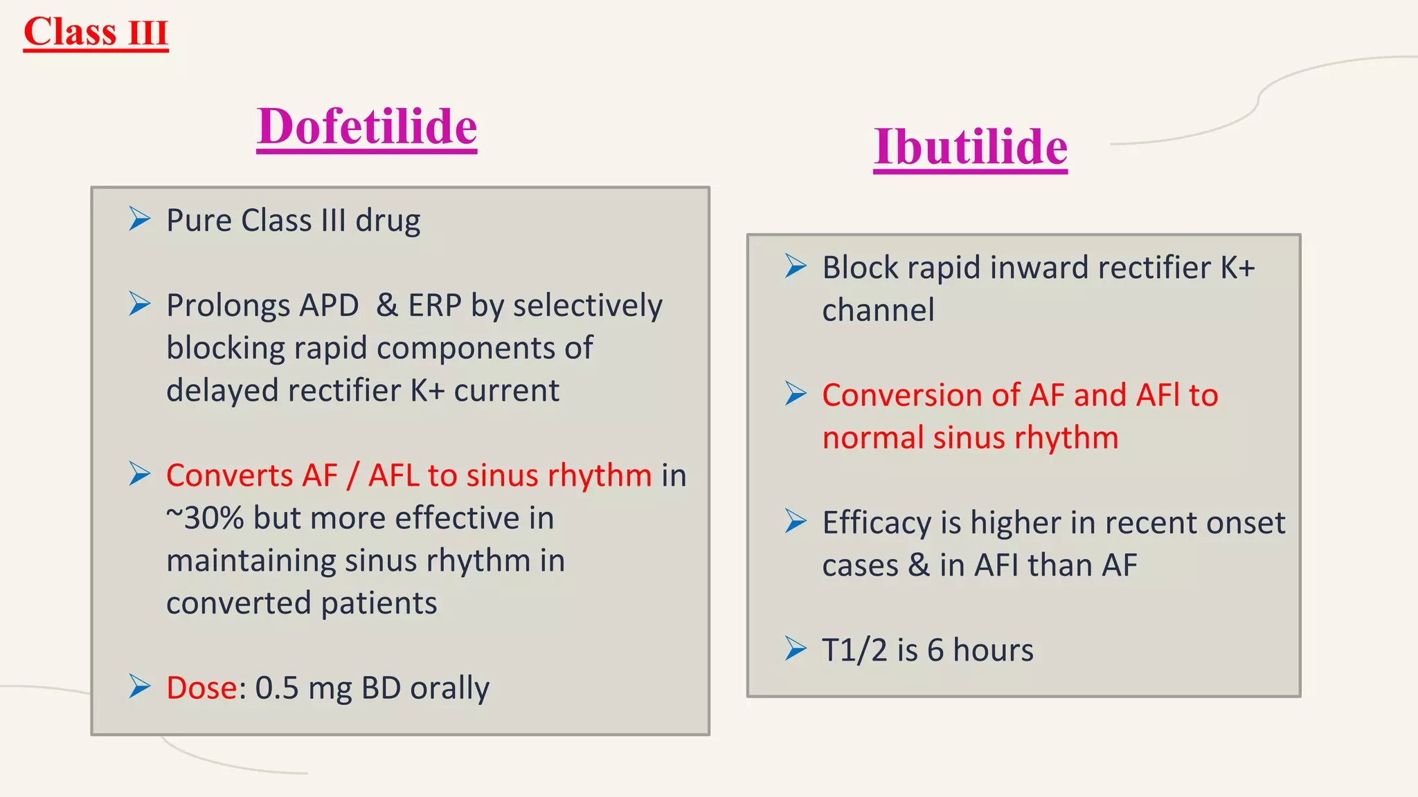 Pharmacotherapy of Cardiac arrhythmias | PPTX