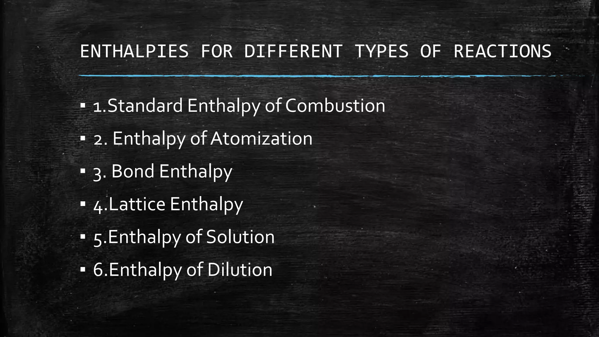 Chemistry Standard Enthalpy of Combustion notes | PPTX
