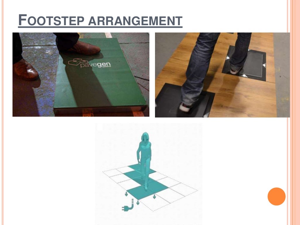 FOOT STEP POWER GENERATION
