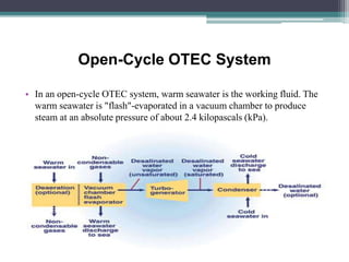 ocean thermal energy conversion(OTEC) | PPTX