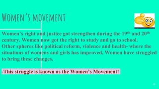 Gender Equality: Right of Every Woman | PPTX | Debated Sensitive Social ...