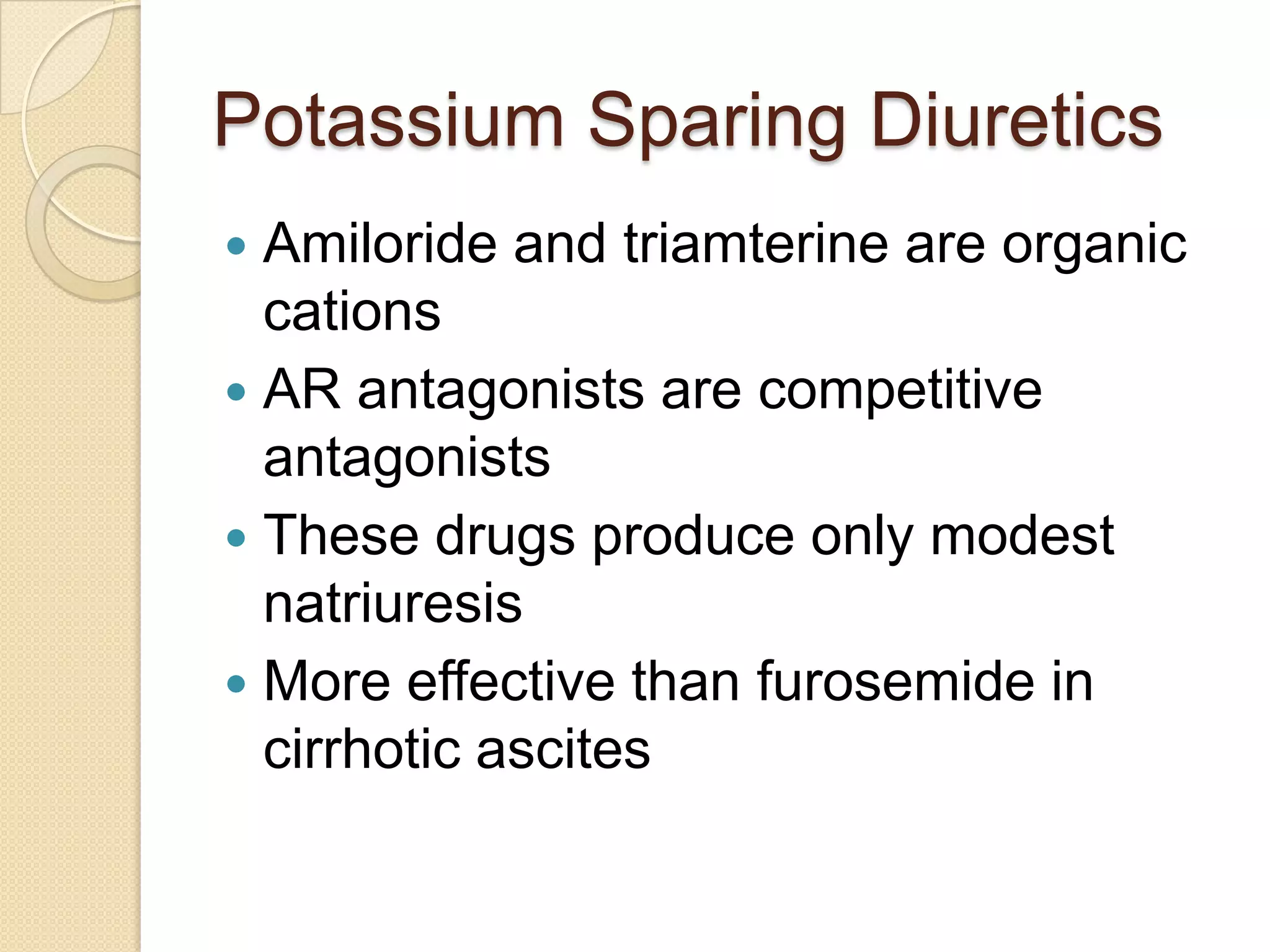 Diuretics in CKD | PPTX