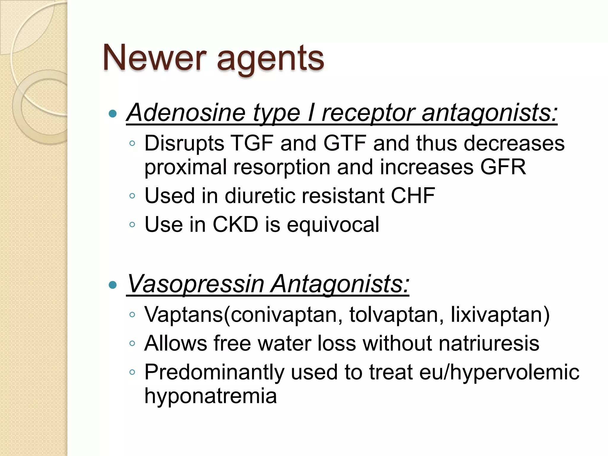 Diuretics in CKD | PPTX