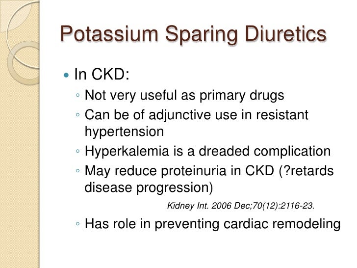 Diuretics in CKD