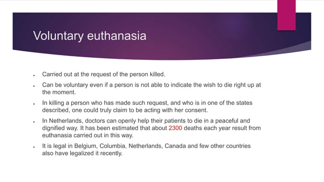 Seminar - Ethics of Euthanasia.pptx | First Aid | Injuries
