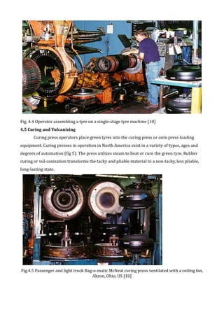 Manufacturing Processes - Tyre | PDF