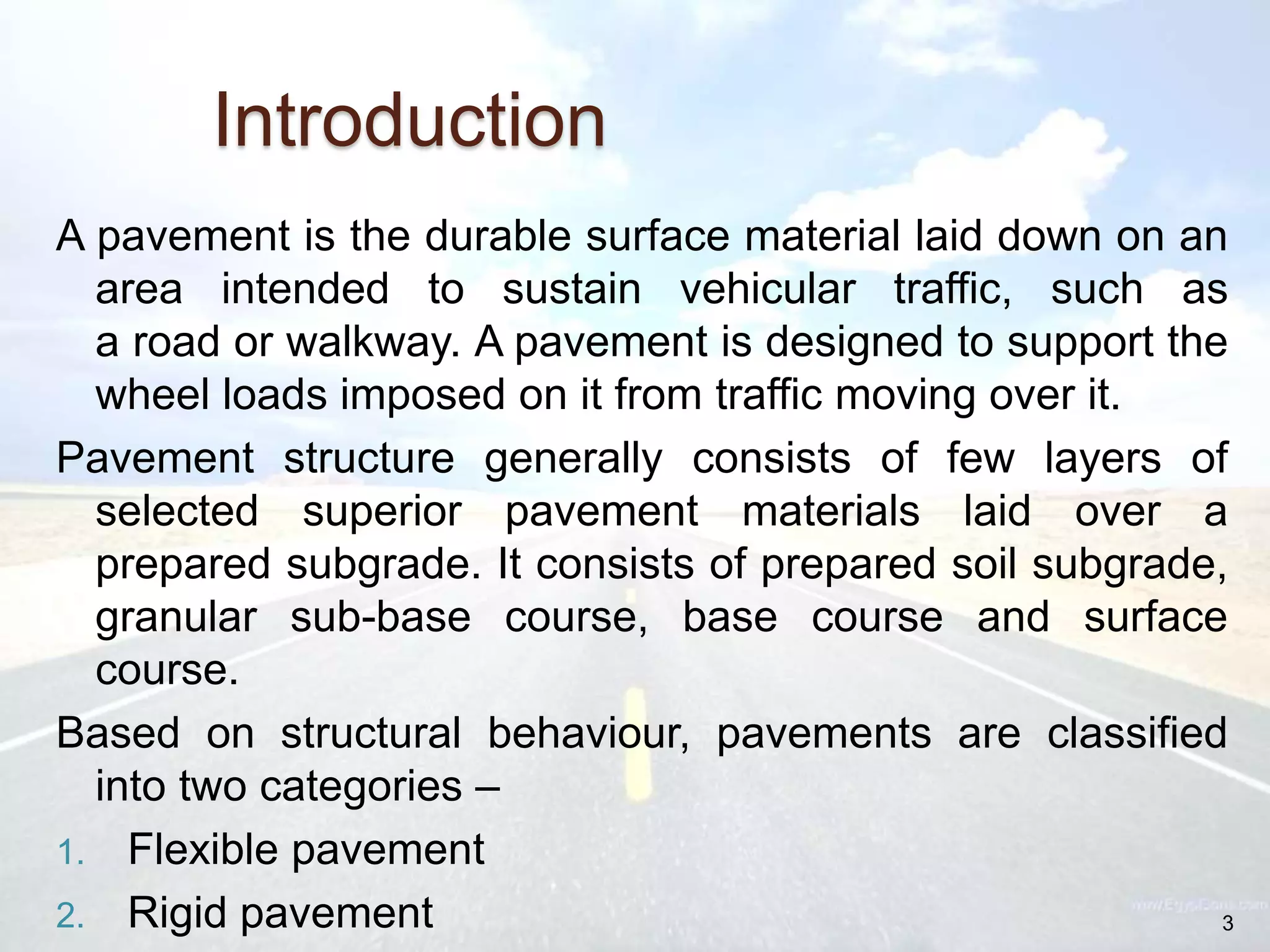 Seminar Presentation "Pavements failures and their maintenance" | PPTX