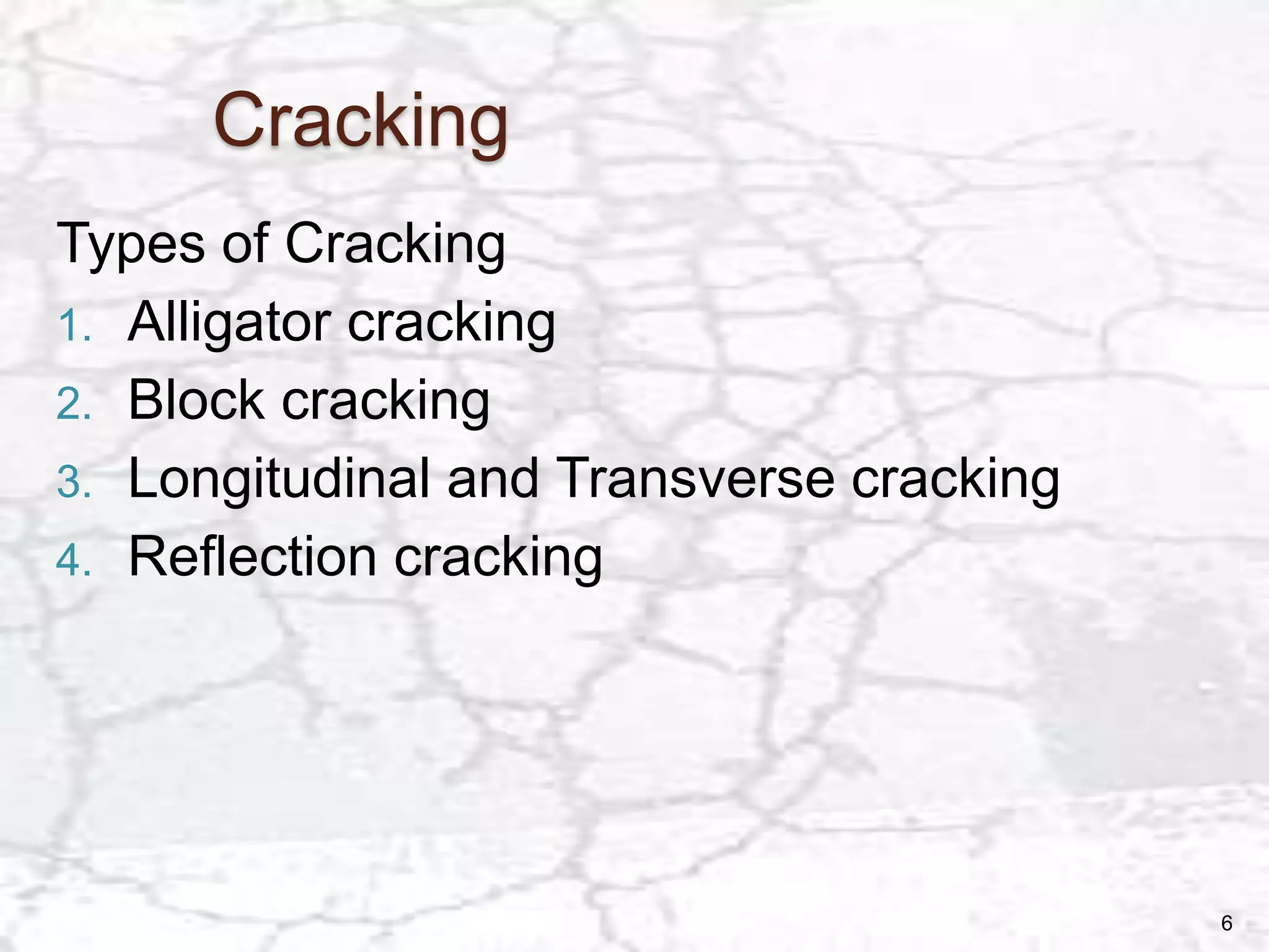 Seminar Presentation "Pavements failures and their maintenance" | PPTX